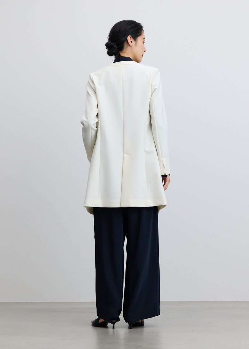ロングノーカラージャケット - SOÉJU online store｜上質な大人の女性のためのアウター